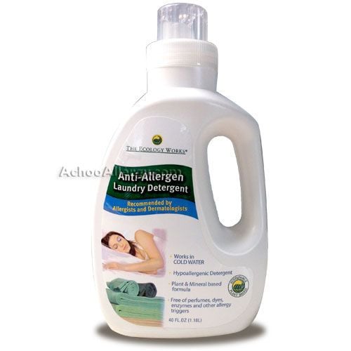 Allergen detergent store