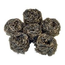 Ladybug Steam Cleaner Stainless Steel Cleaning Pads - 6 pack